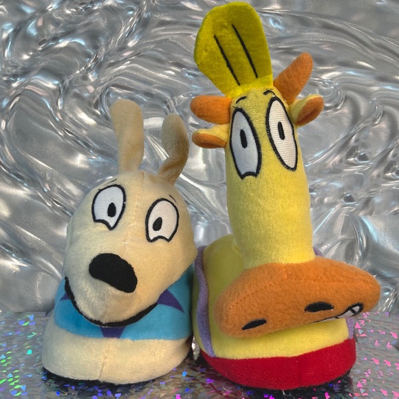 Nickelodeon | Shoes | Rockos Modern Life Nickelodeon Slippers Small ...